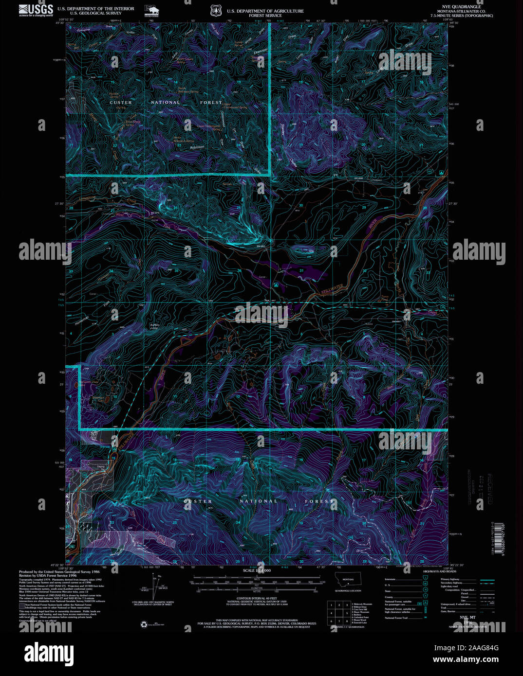 Nye map hi-res stock photography and images - Alamy