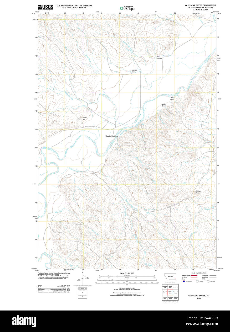 Map of butte montana Cut Out Stock Images & Pictures - Alamy