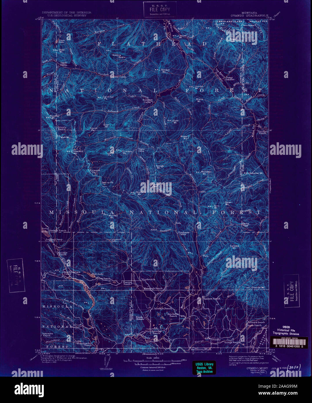 Map of ovando hi-res stock photography and images - Alamy