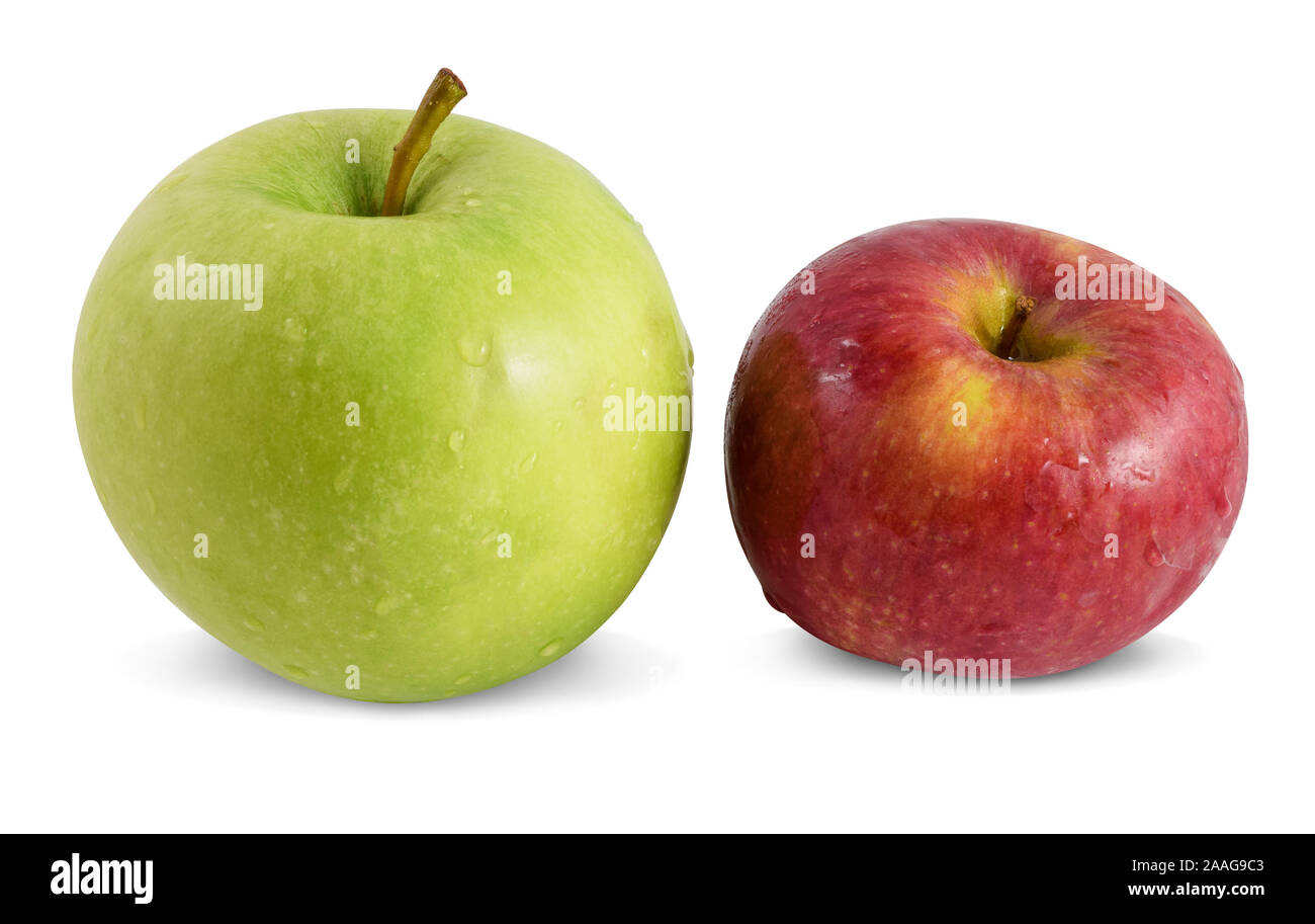 Two Apples High Resolution Stock Photography and Images - Alamy