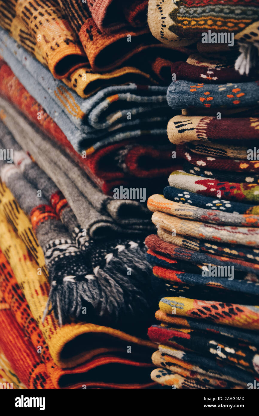 Folded carpets hi-res stock photography and images - Alamy