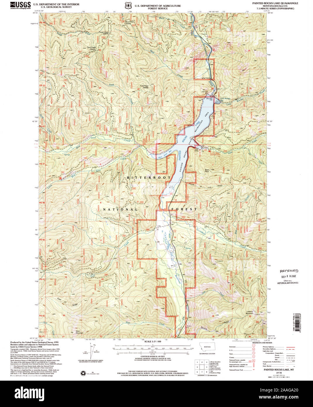 Painted topographical maps hi-res stock photography and images - Alamy