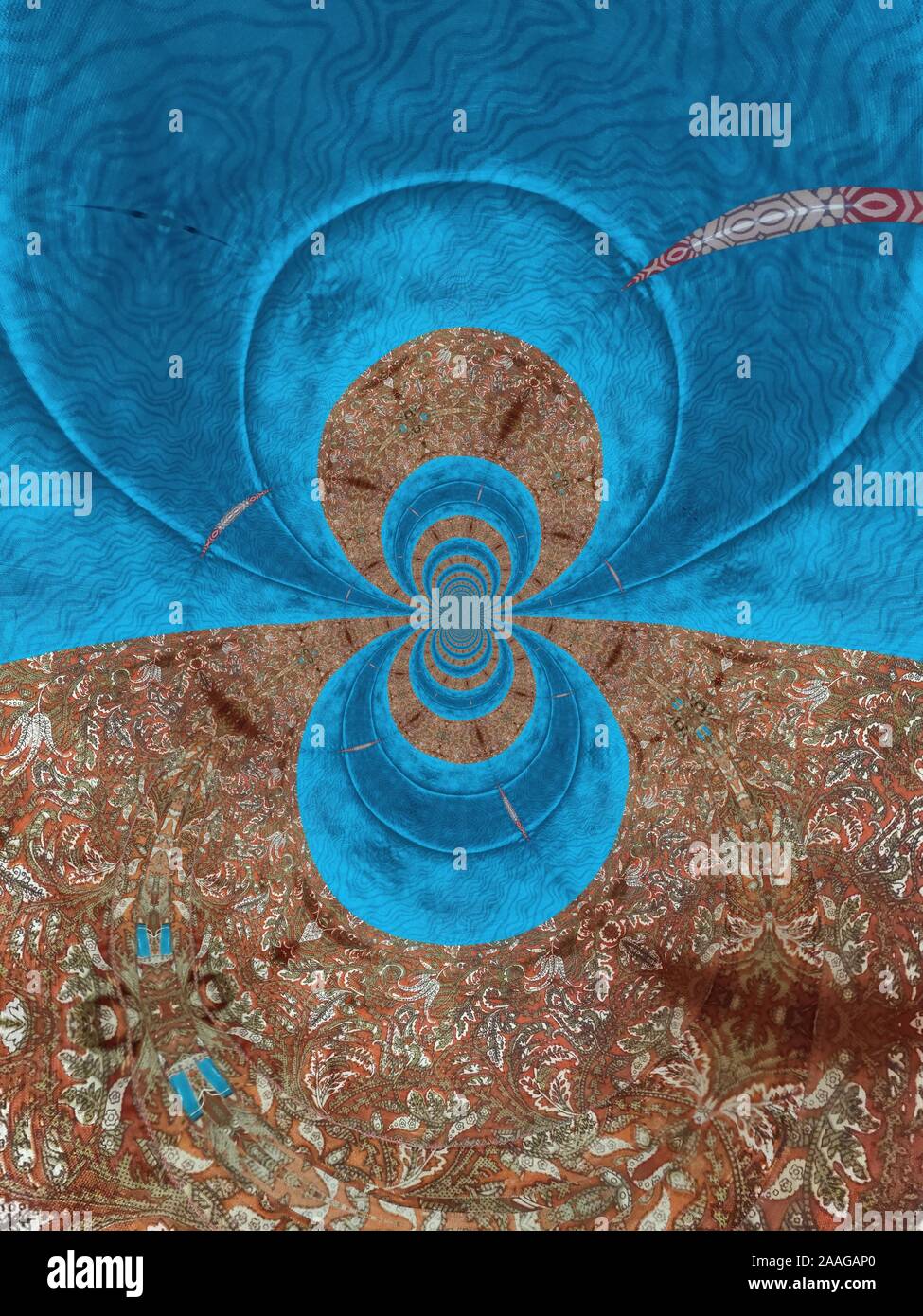 BLUE ABSTRACT PATTERNS Stock Photo - Alamy