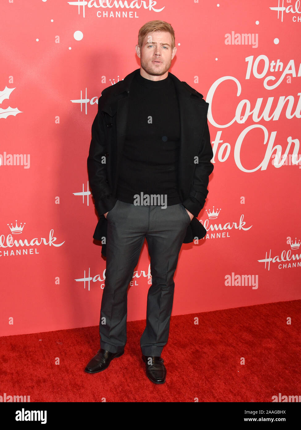 20 November 2019 - Hollywood, California - Trevor Donovan. Hallmark ...