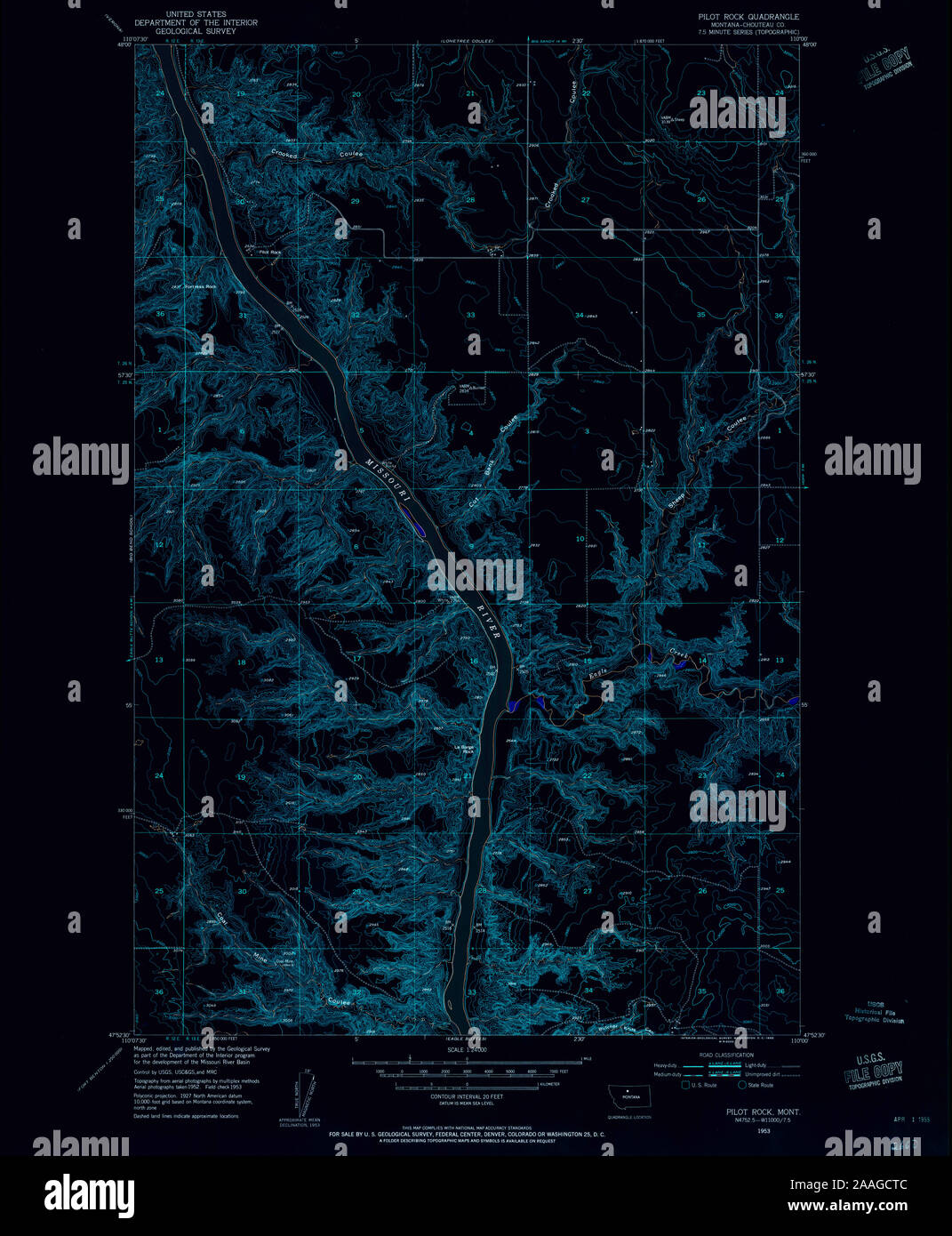 Pilot rock map hi-res stock photography and images - Alamy