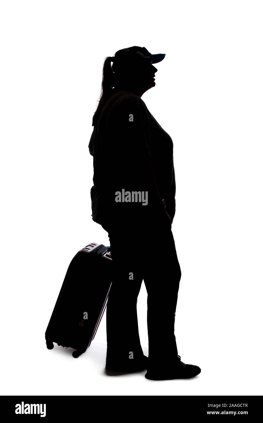 Queue in silhouette Cut Out Stock Images & Pictures - Alamy