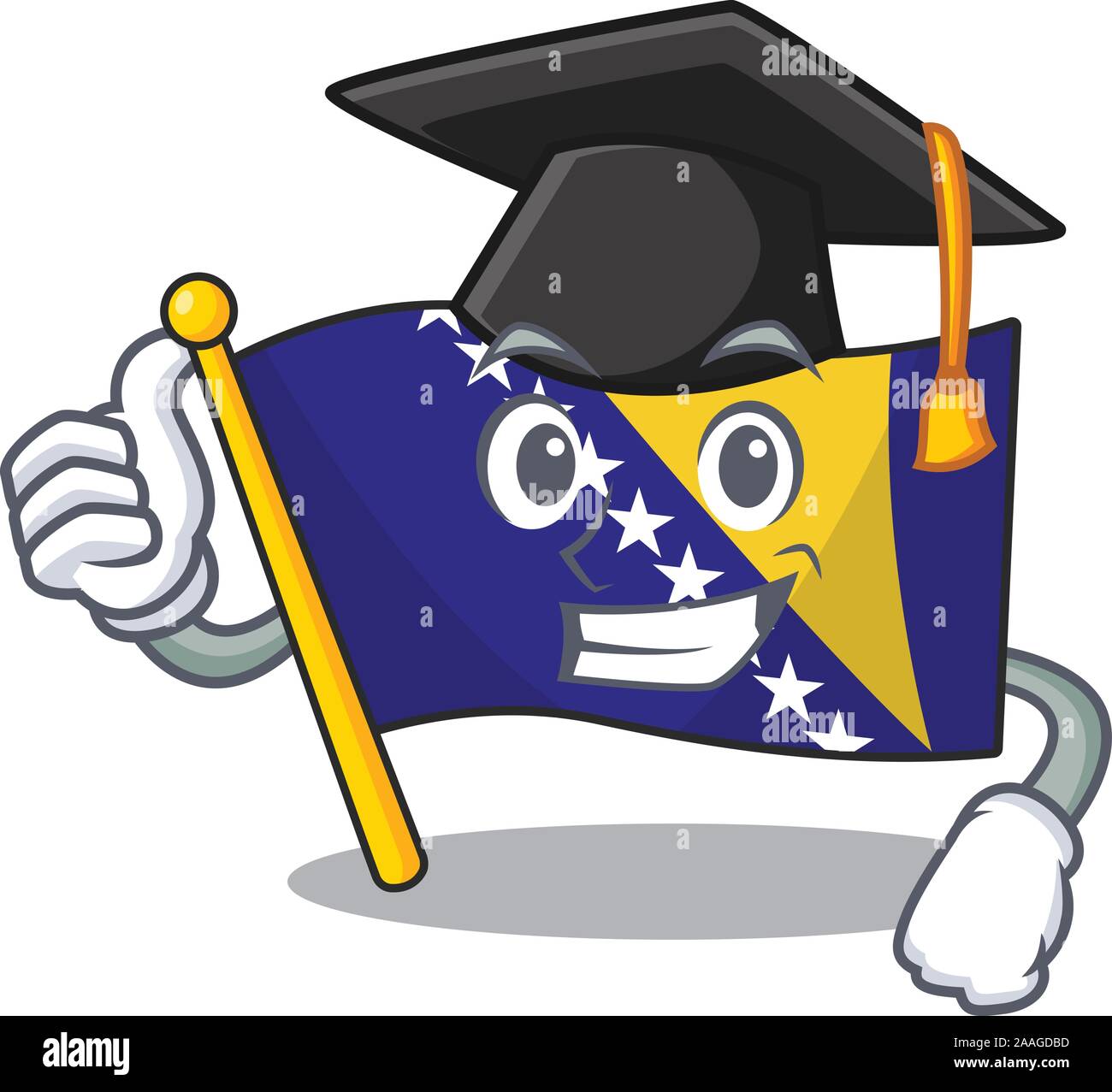 Bosnia herzegovina star flag Cut Out Stock Images & Pictures - Alamy