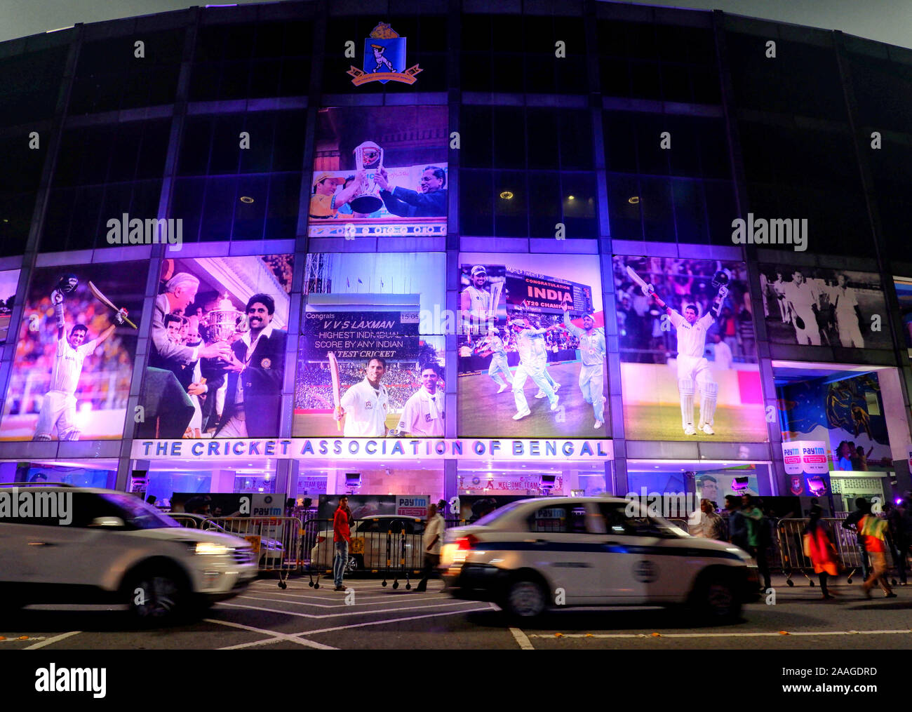 Eden Garden Stadium At Night