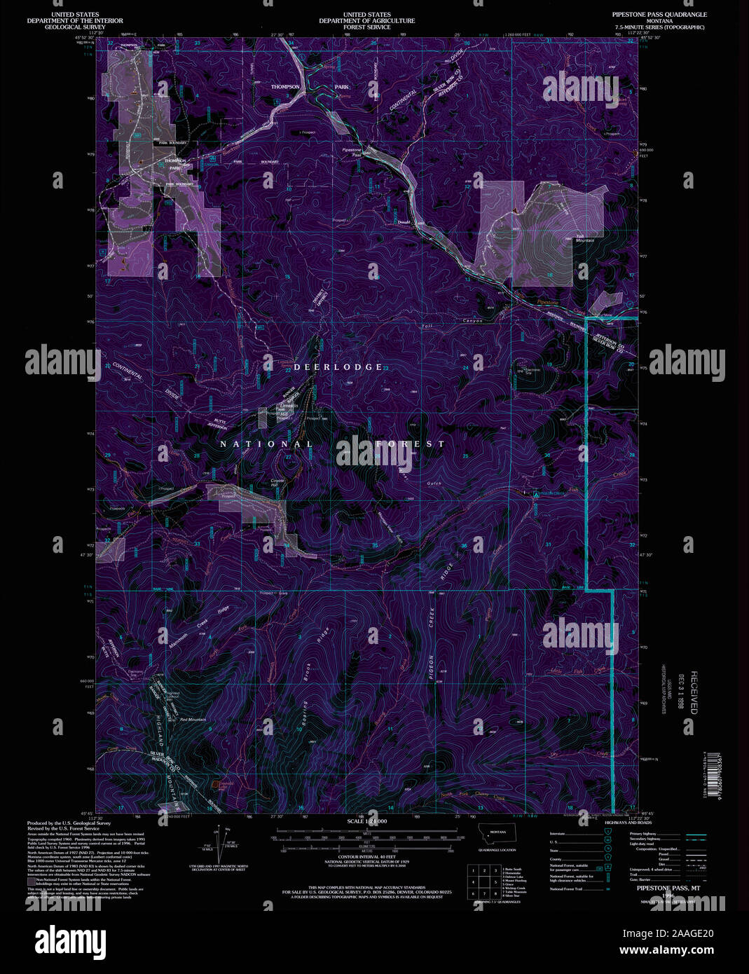 Map of pipestone hi-res stock photography and images - Alamy