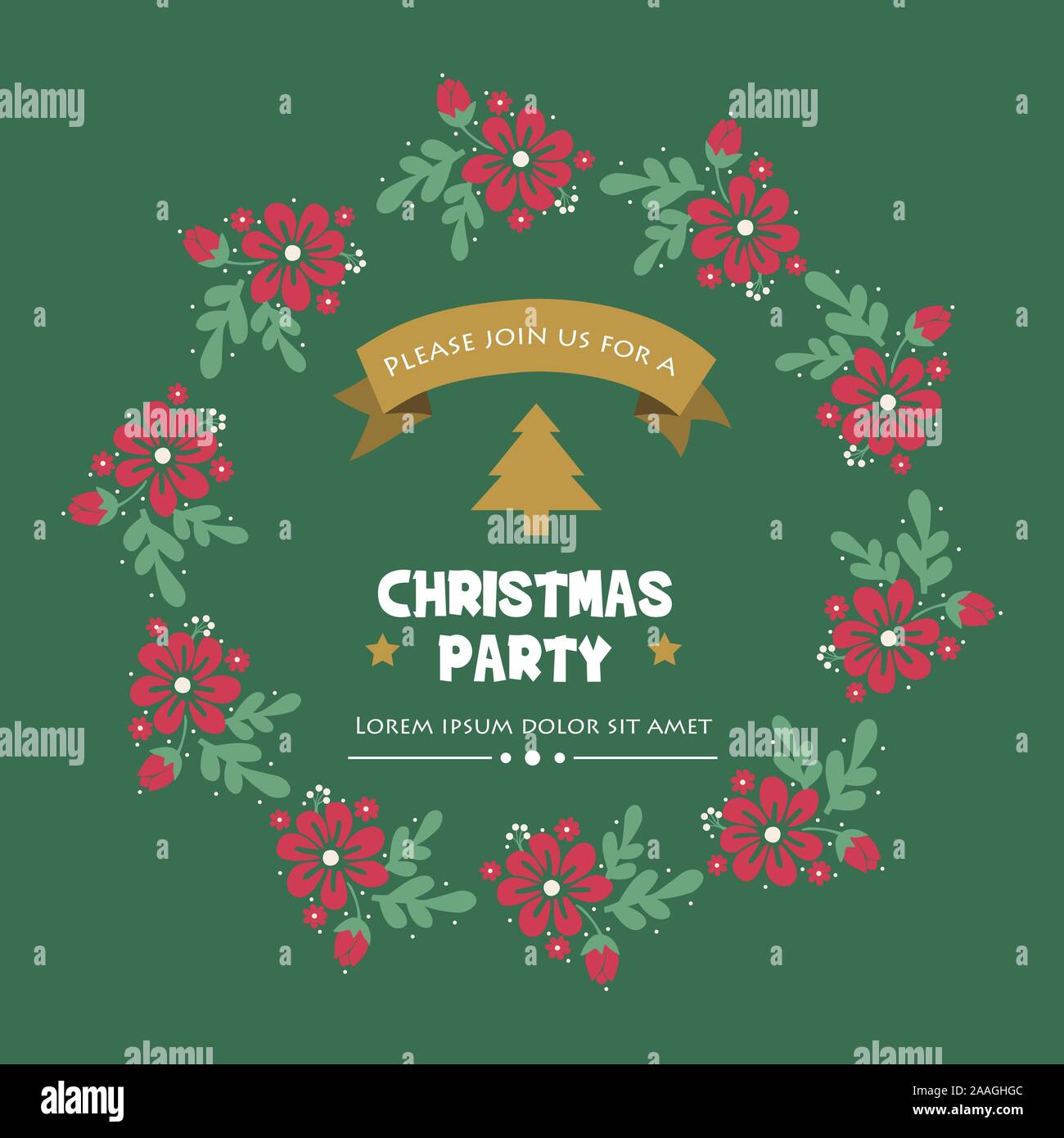 Printable Christmas Party Borders Page 12 | Holiday Borders Vertical