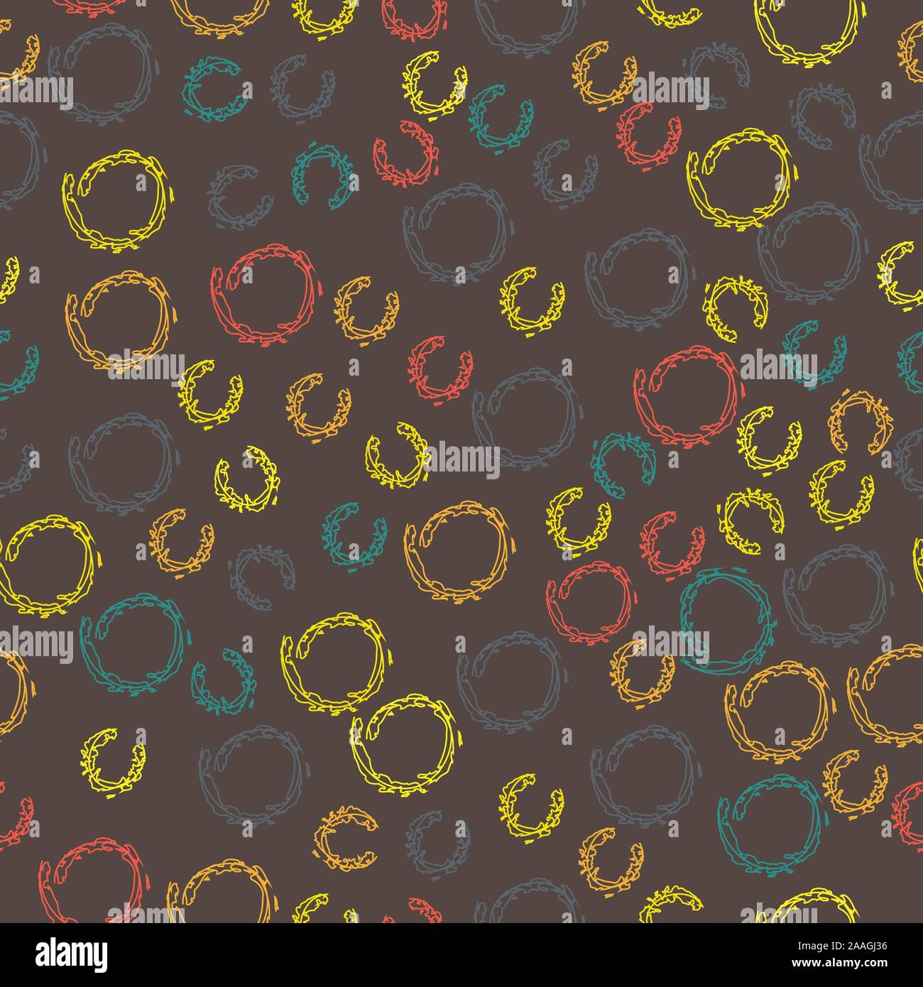 Terracotta Abstract Seamless Pattern Modern Digital Design Modern