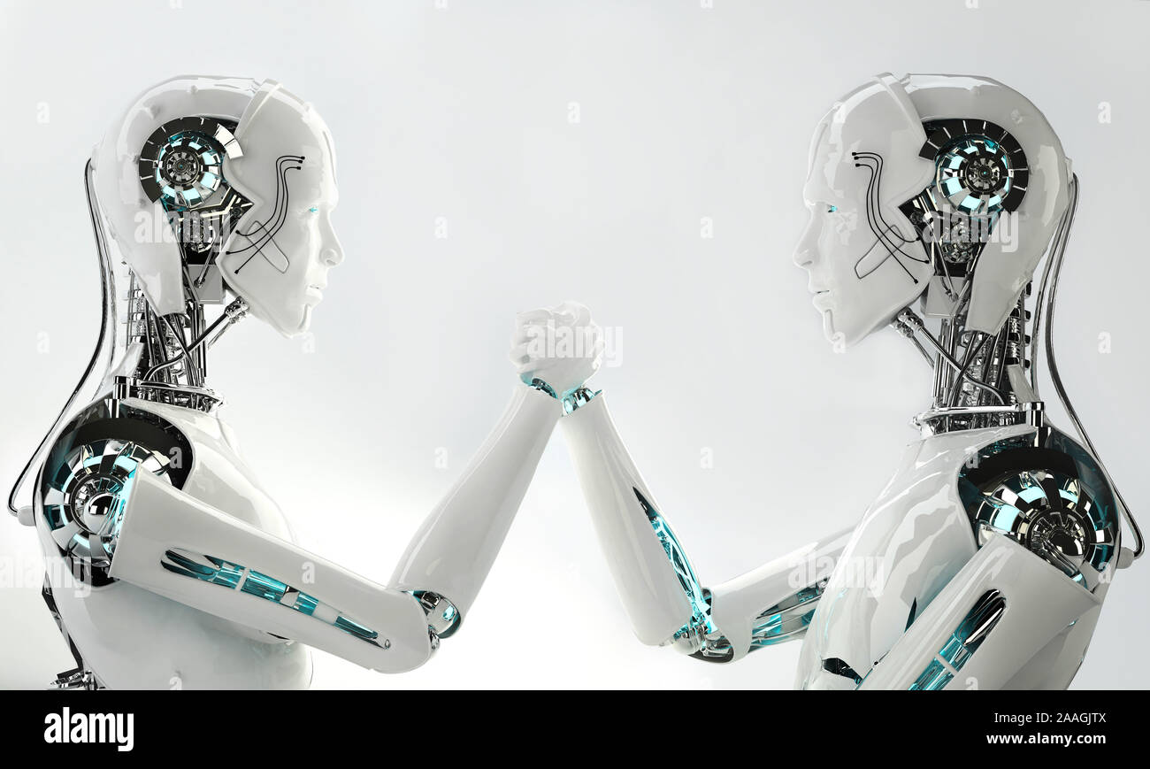 Android robot 3d scifi concept hi-res stock photography and images - Alamy