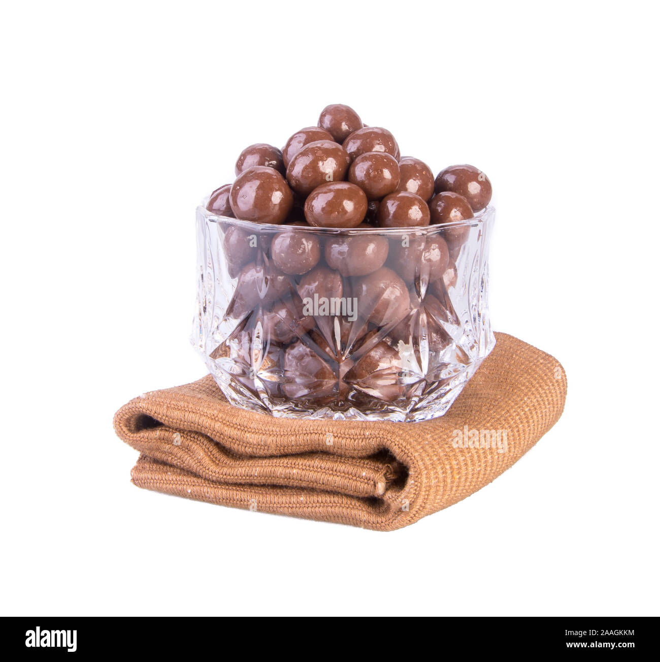 Chocolate ball or chocolate balls in plate on background new Stock ...