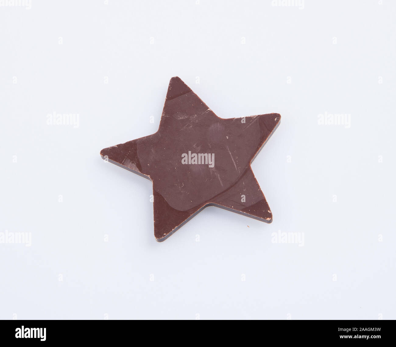 Chocolate or chocolate star on a background Stock Photo - Alamy