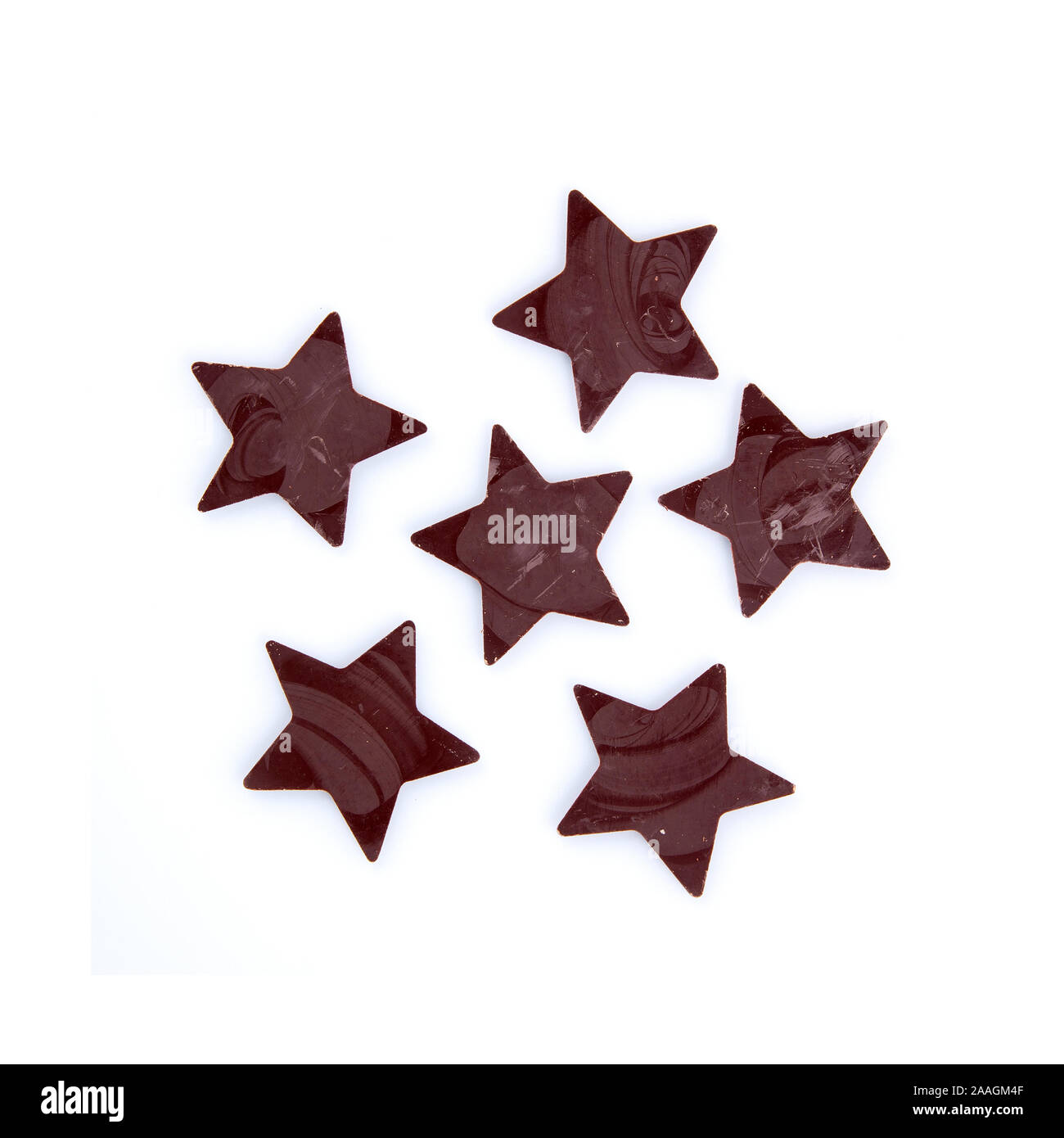 Chocolate or chocolate star on a background Stock Photo - Alamy