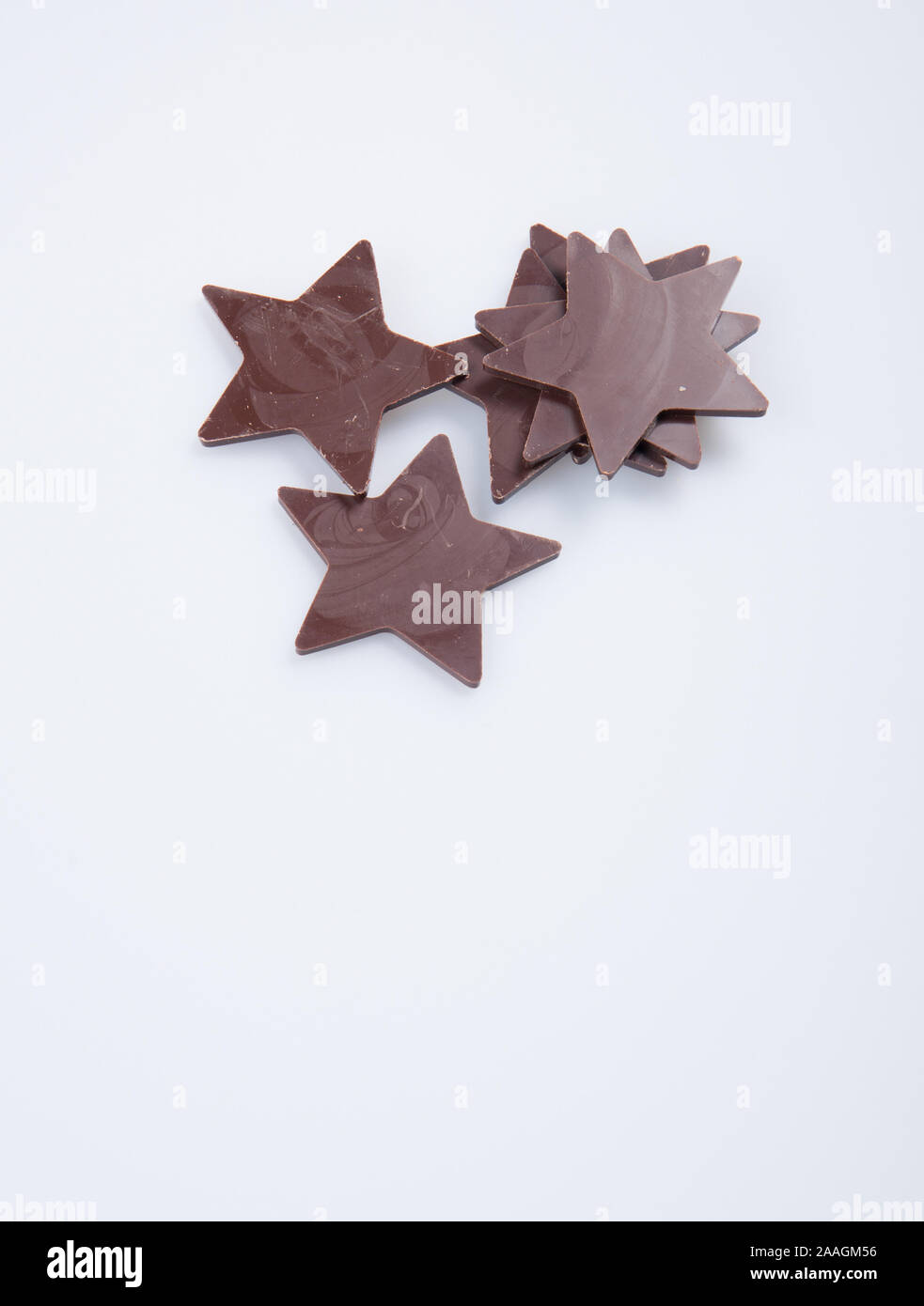 Chocolate or chocolate star on a background Stock Photo - Alamy