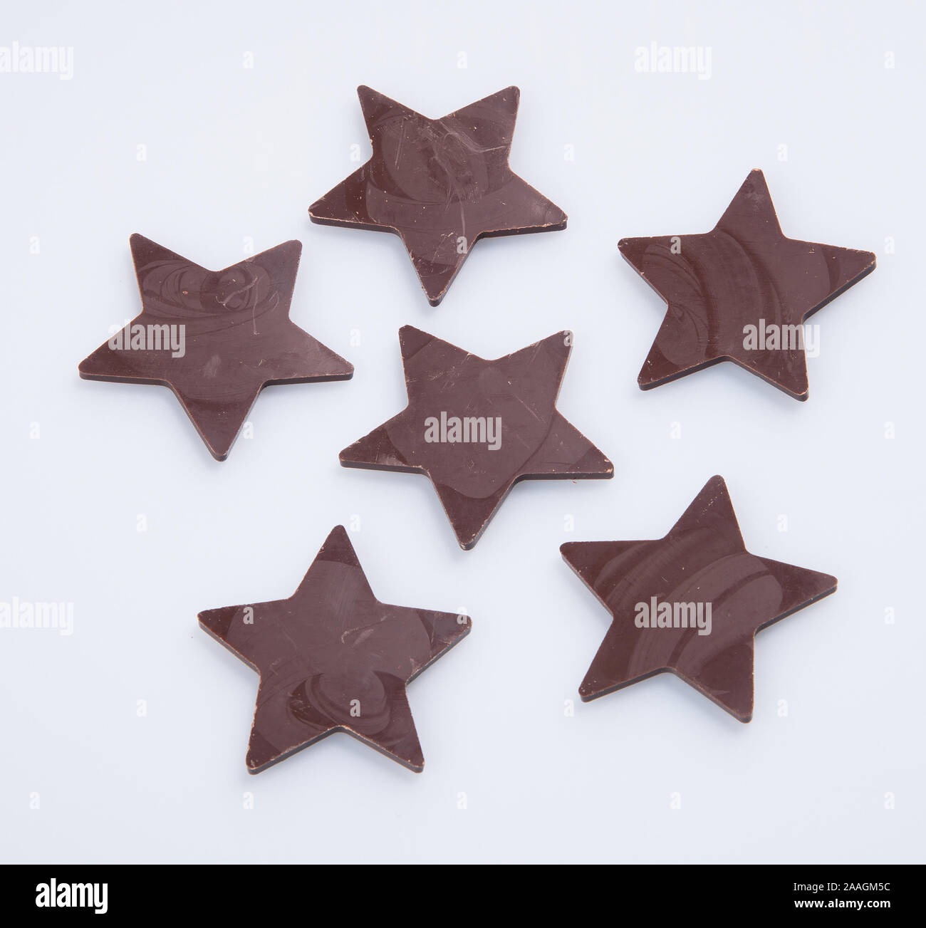 Chocolate or chocolate star on a background Stock Photo - Alamy