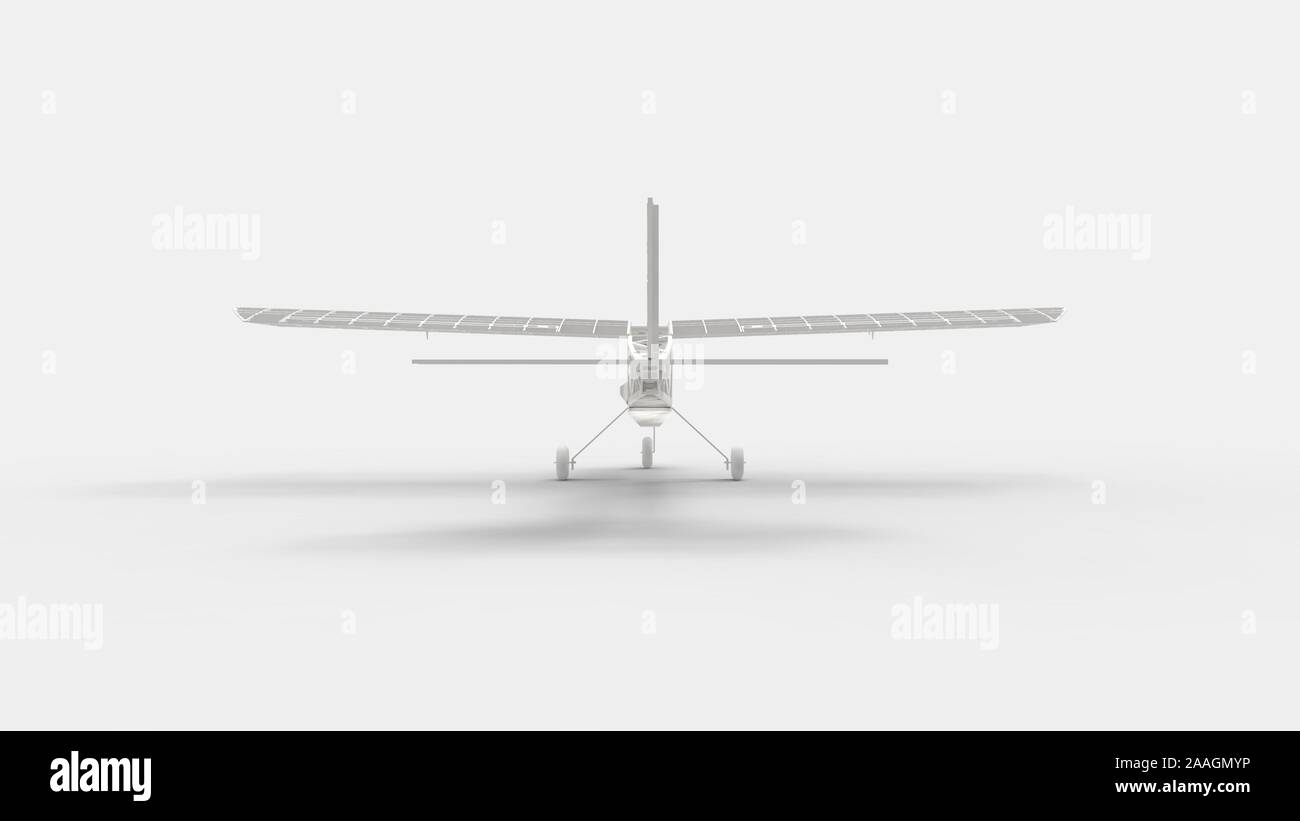 3d rendering of a rc airplane isolated in colored background Stock ...