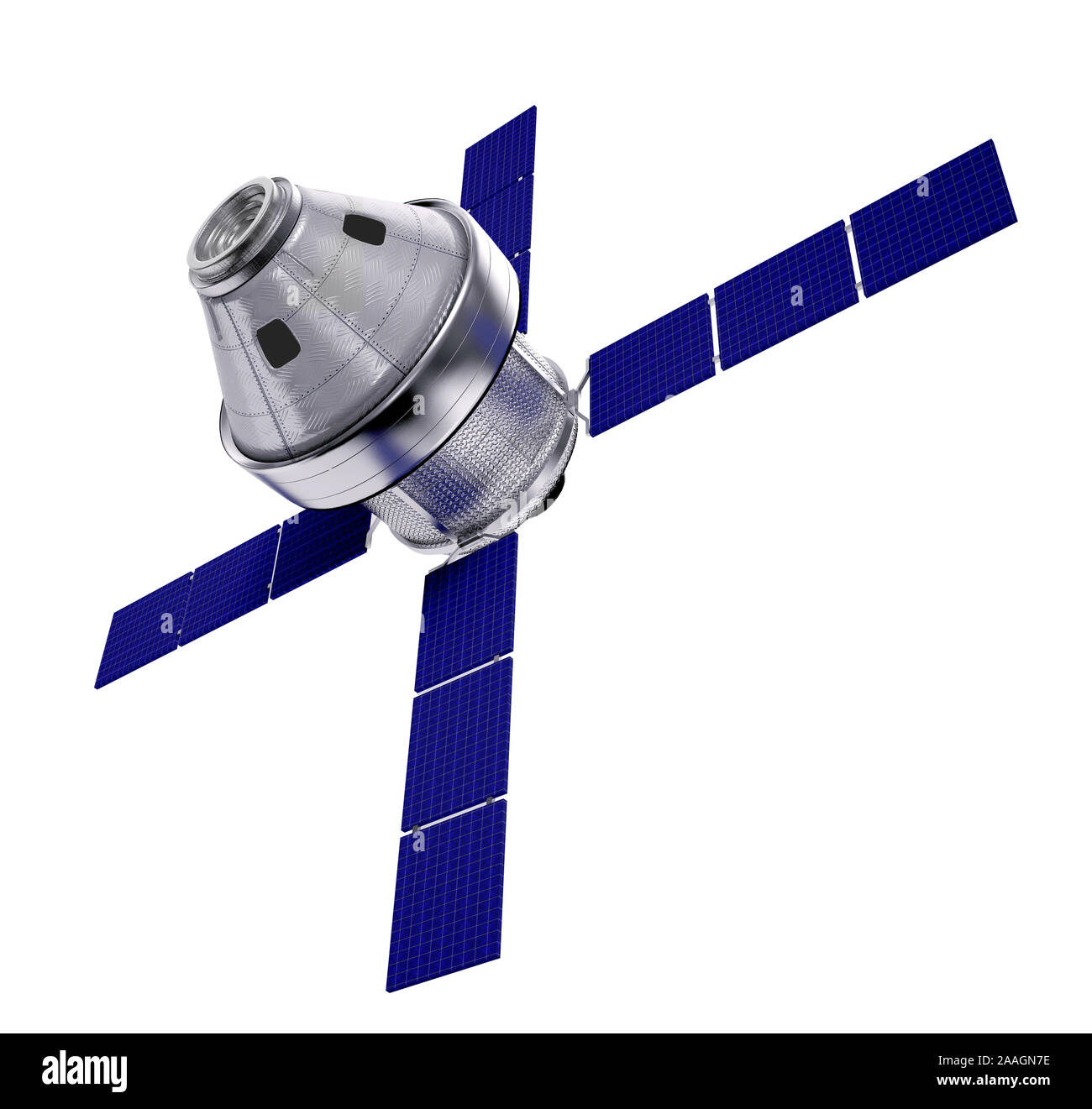 Satellite model isolated - 3d render Stock Photo - Alamy