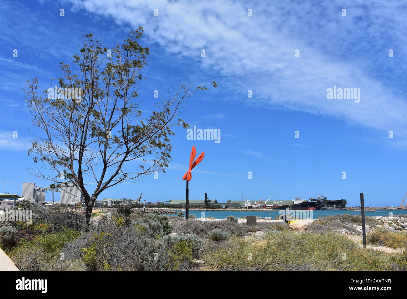 wind art display Geraldton Stock Photo - Alamy