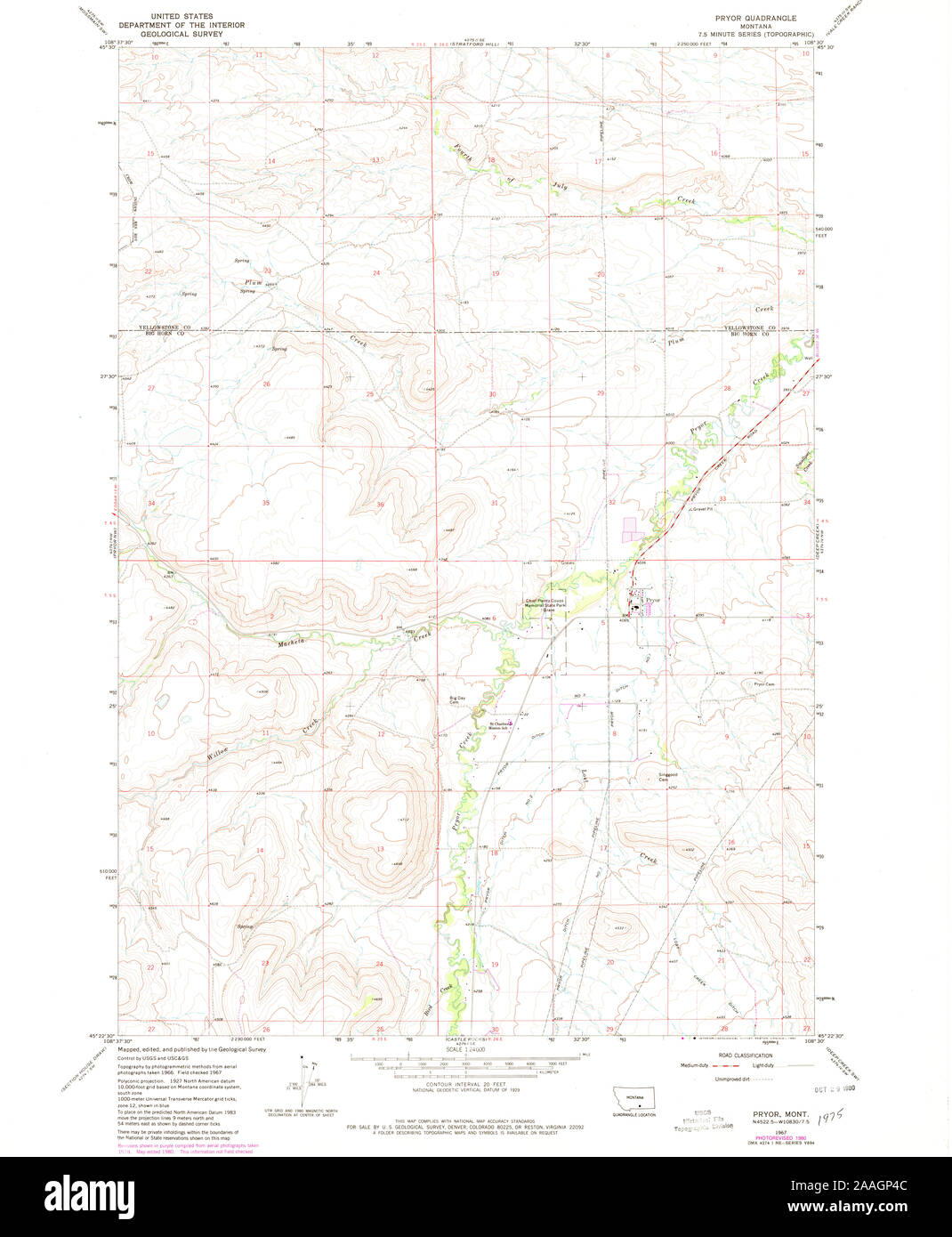 Map of pryor hi-res stock photography and images - Alamy