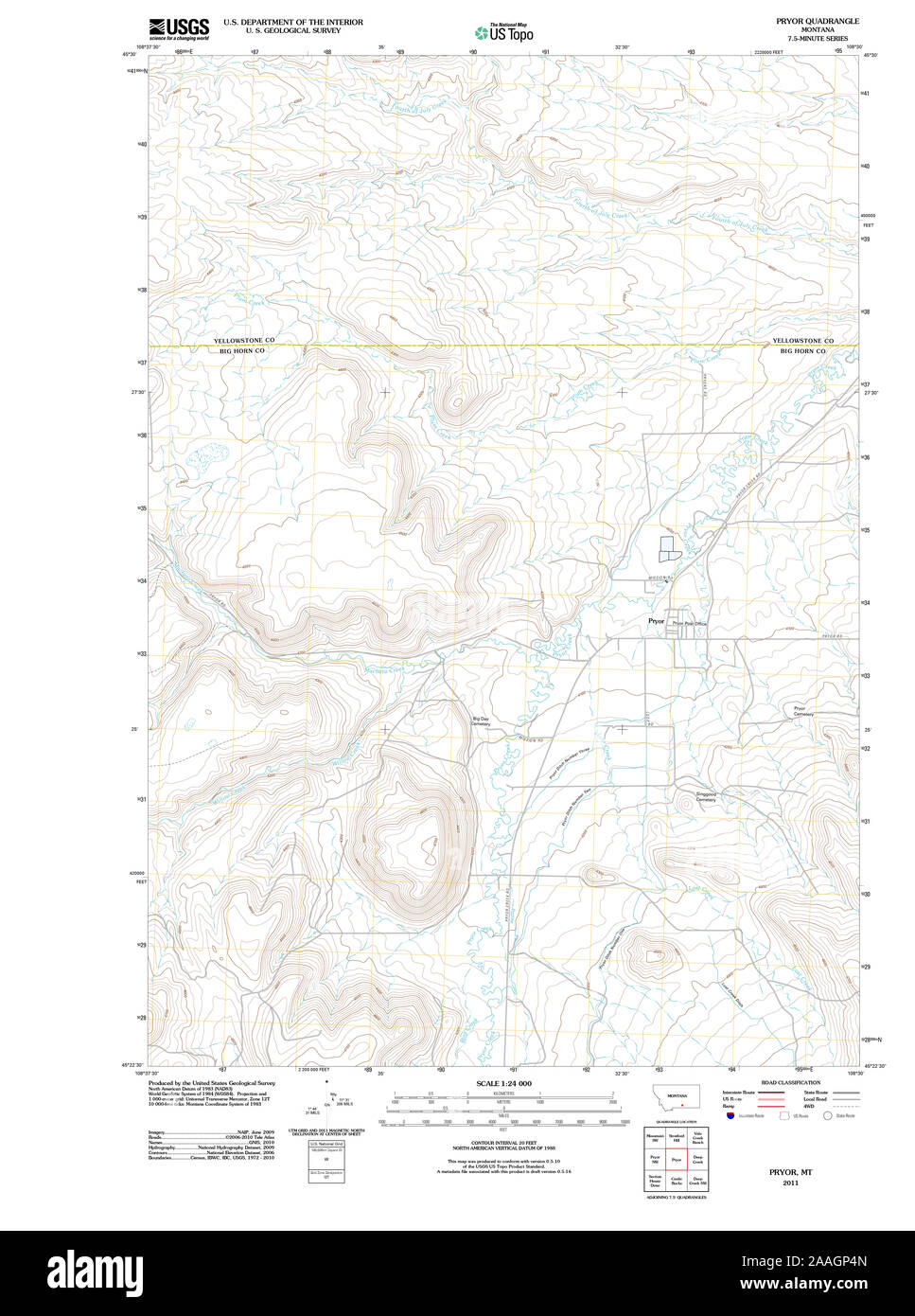 Map of pryor hi-res stock photography and images - Alamy