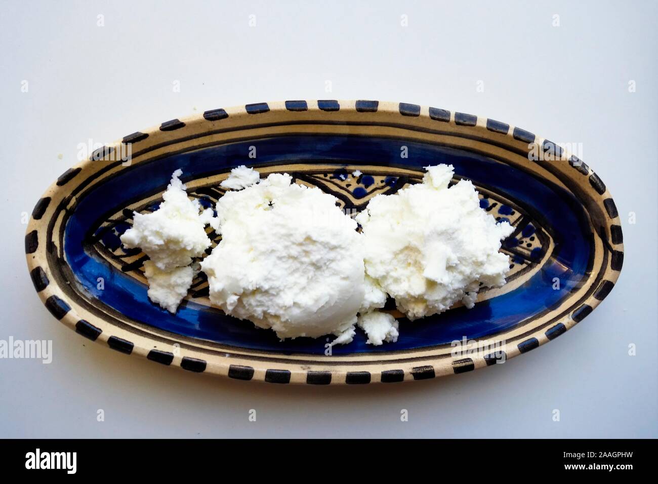 Small Serving Plate of Staka Butter from Crete Staka is made from Goat ...
