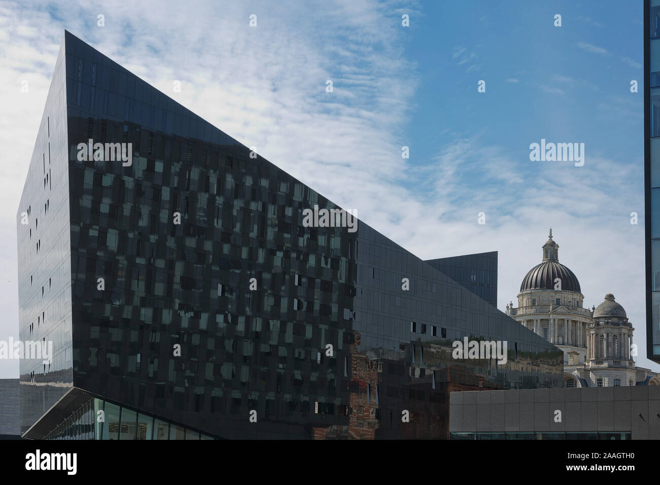 LIVERPOOL, ENGLAND, UK - JUNE 07, 2017: Modern building of Museum of ...