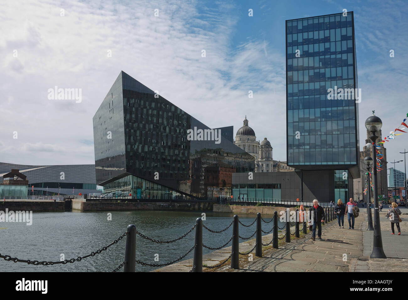LIVERPOOL, ENGLAND, UK - JUNE 07, 2017: Modern building of Museum of ...