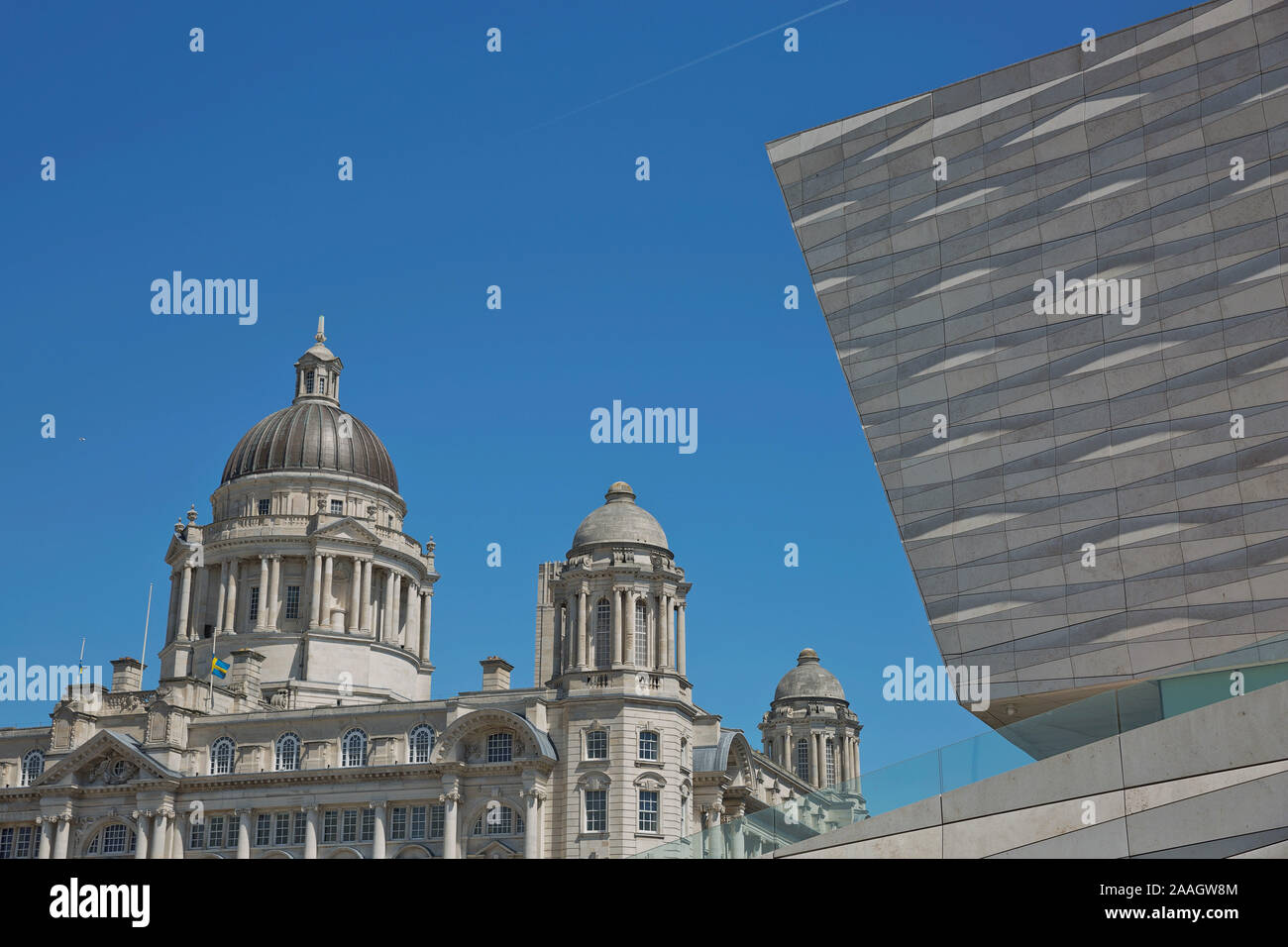 Port of Liverpool Building (or Dock Office) in Pier Head, along the ...