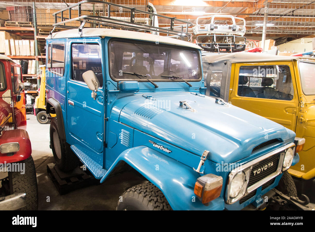 Stock Photo - Toyota Land Cruiser exhibit at Spectre Off-Road in Los ...