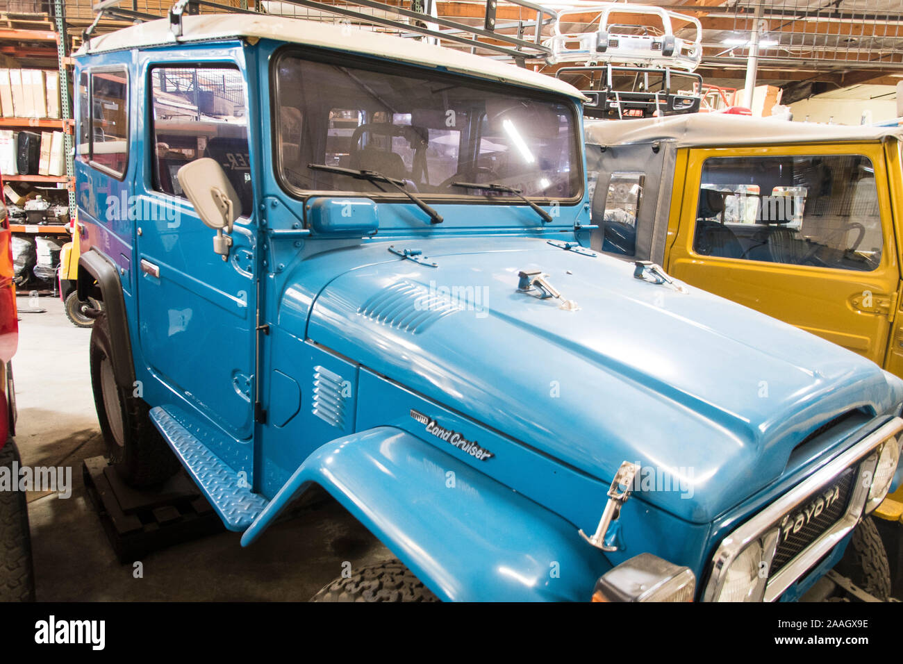 Stock Photo - Toyota Land Cruiser exhibit at Spectre Off-Road in Los ...