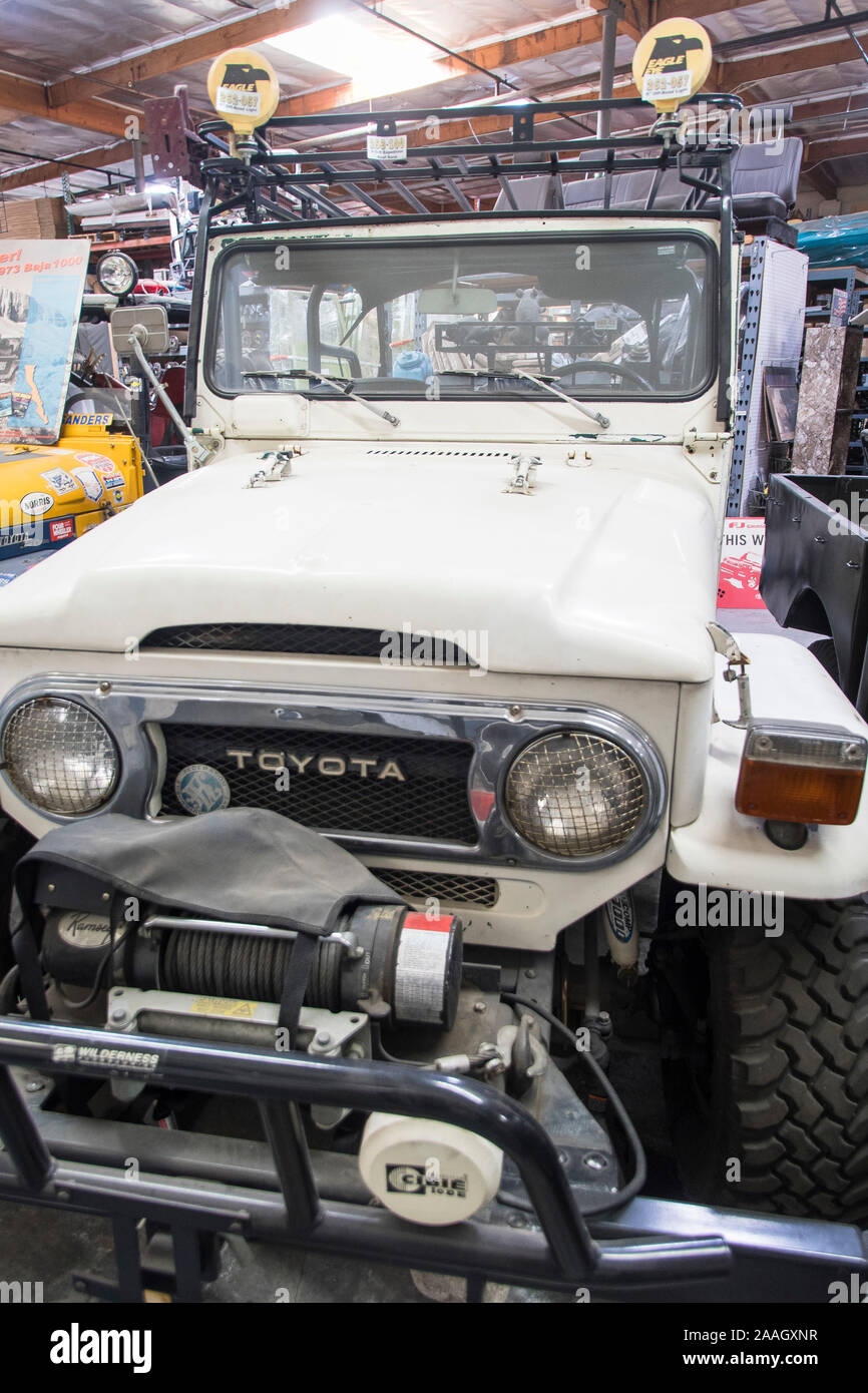 Stock Photo - Toyota Land Cruiser exhibit at Spectre Off-Road in Los ...
