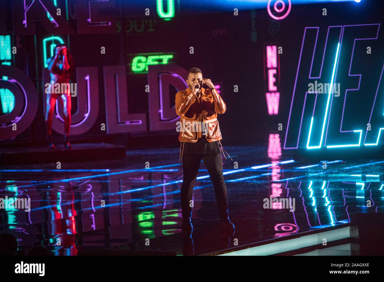 Nicola Cavallaro X Factor 13 at Candy Arena on November 21, 2019 in ...