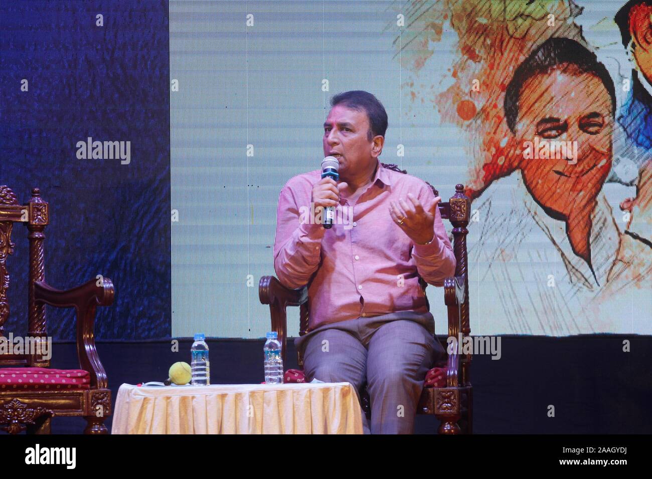 Kolkata, India. 21st Nov, 2019. Legendary Cricketer, Sunil Manohar ...