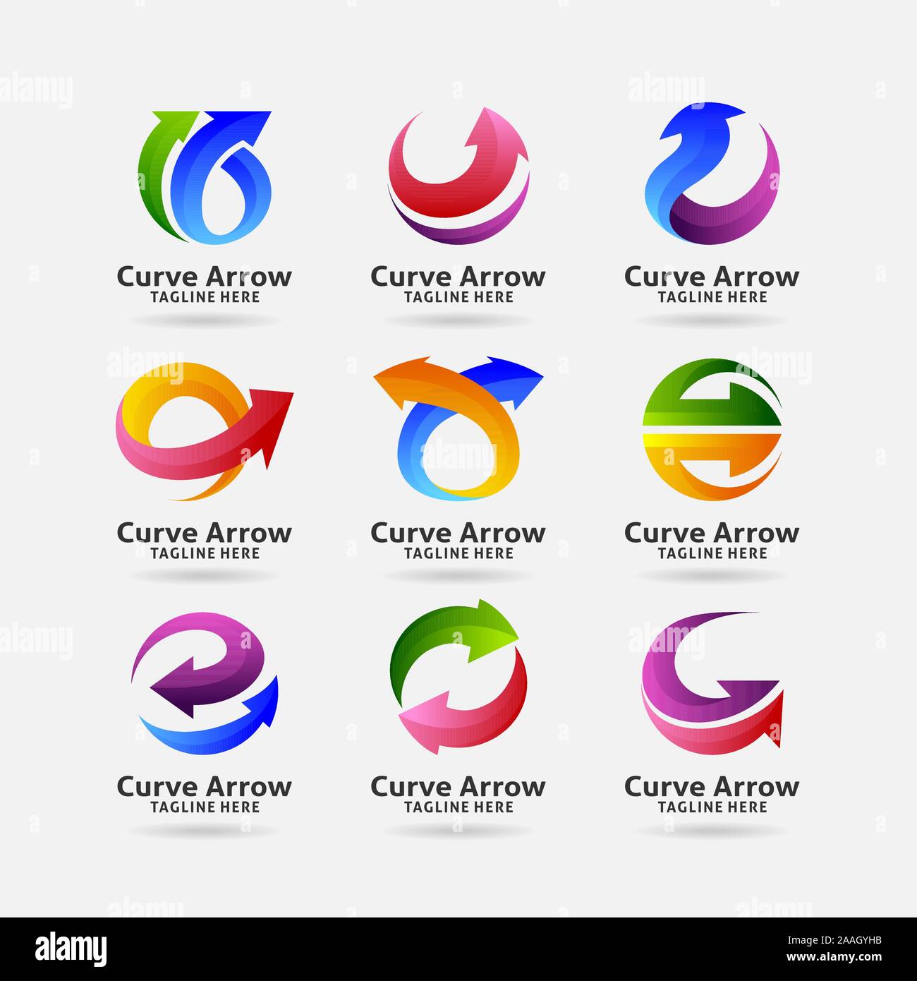 Curve Logo High Resolution Stock Photography and Images - Alamy