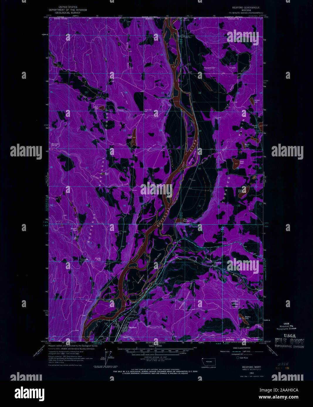 Map of rexford hi-res stock photography and images - Alamy
