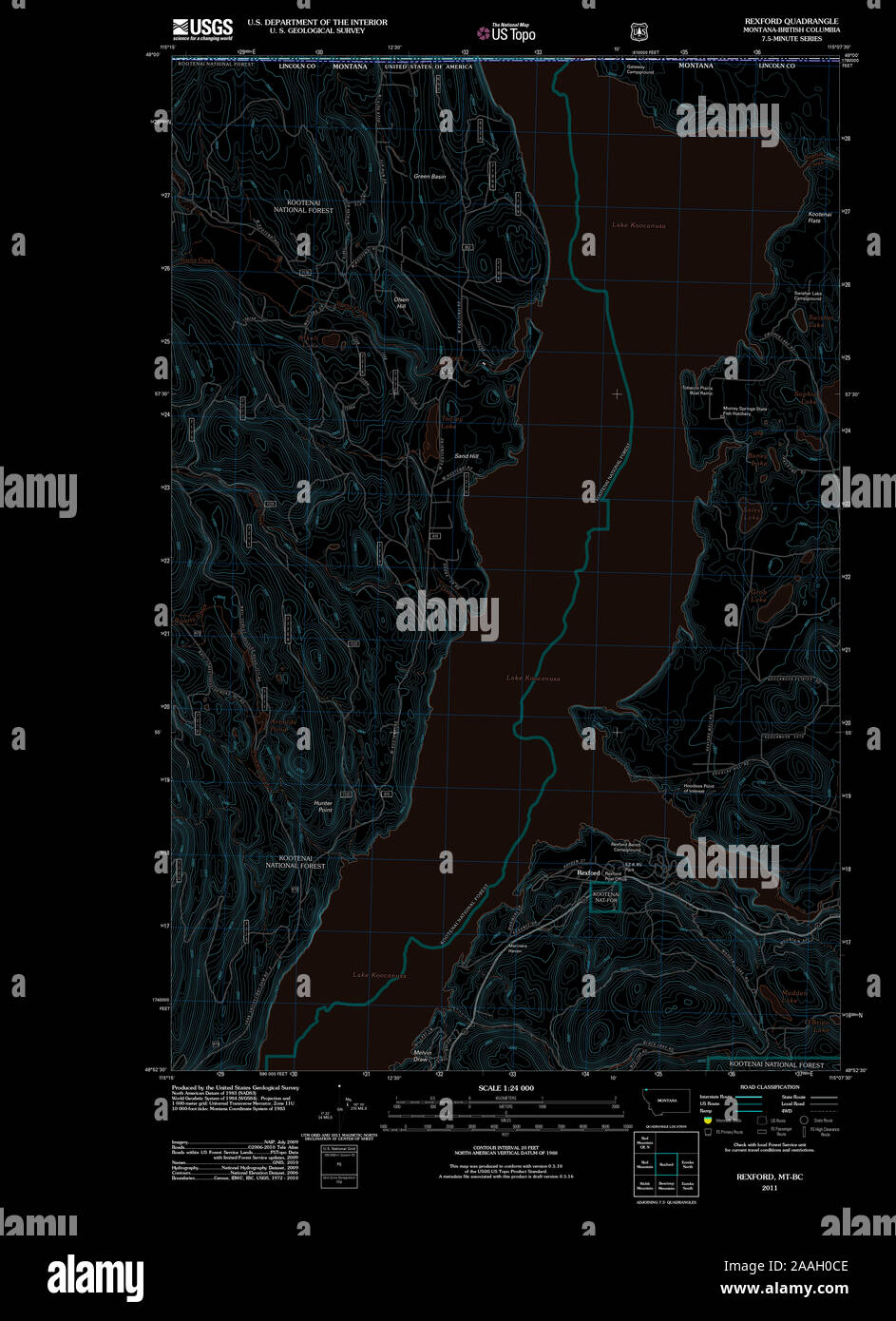 Map of rexford hi-res stock photography and images - Alamy