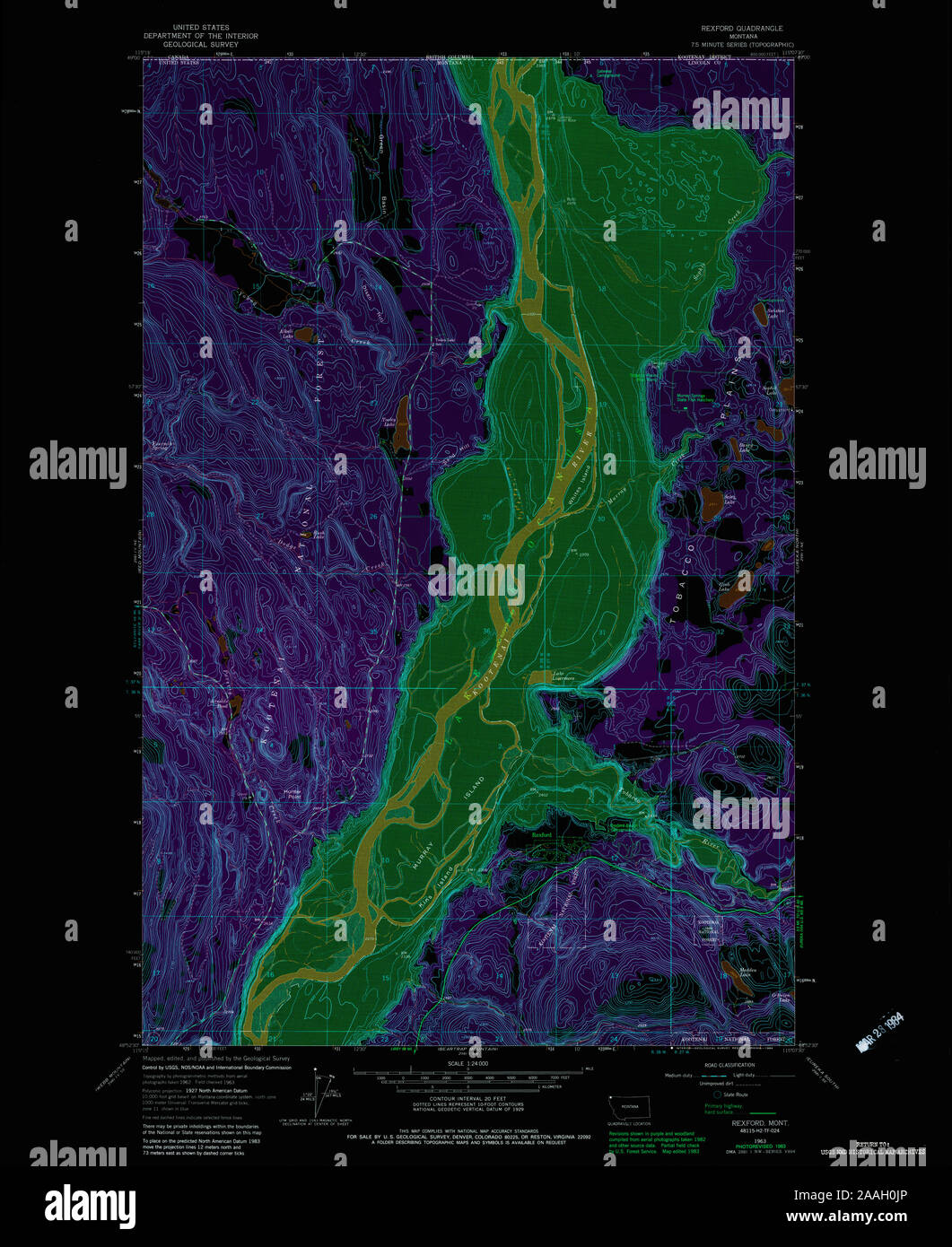 Map of rexford hi-res stock photography and images - Alamy