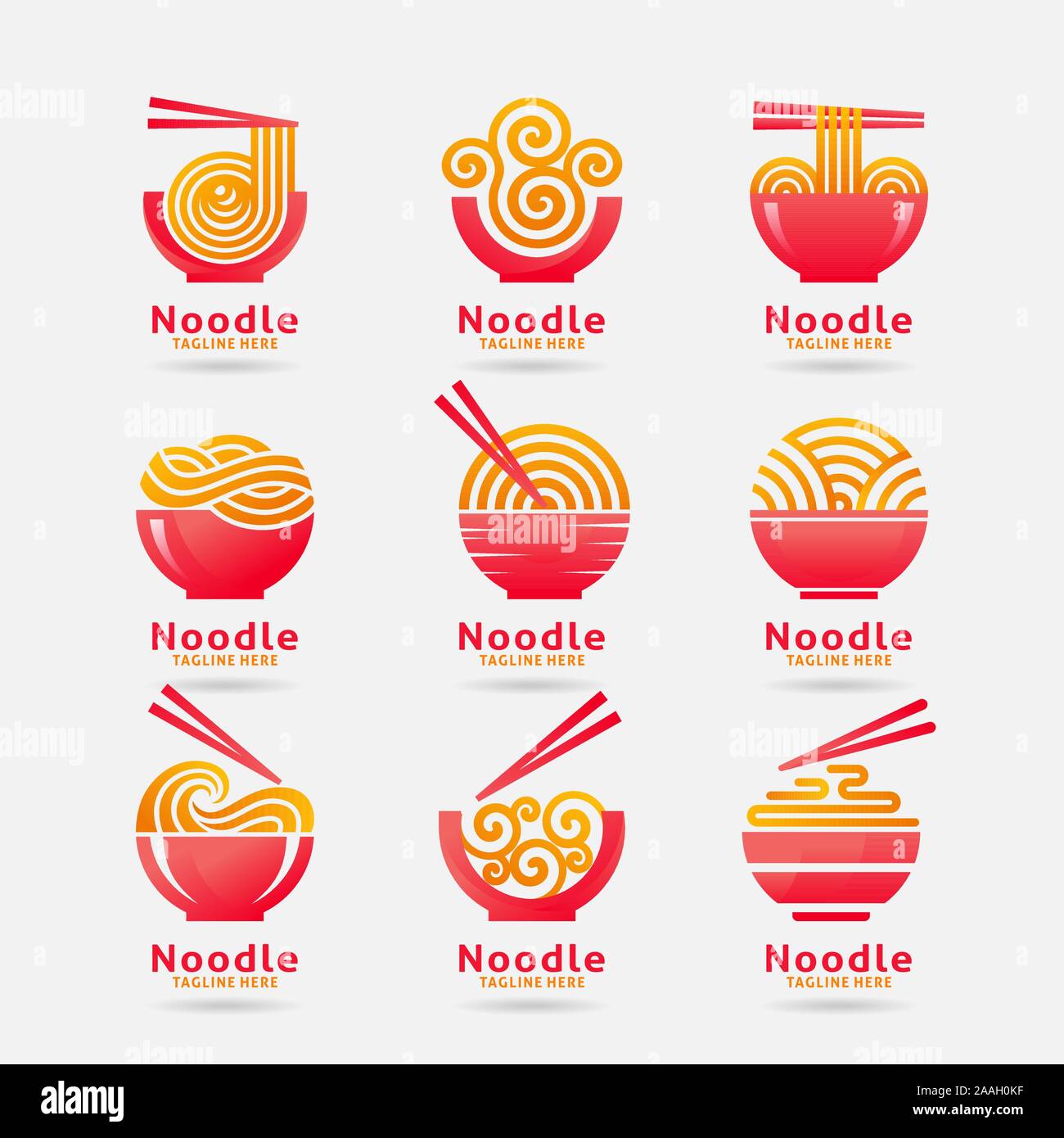 Noodle Logo High Resolution Stock Photography and Images - Alamy