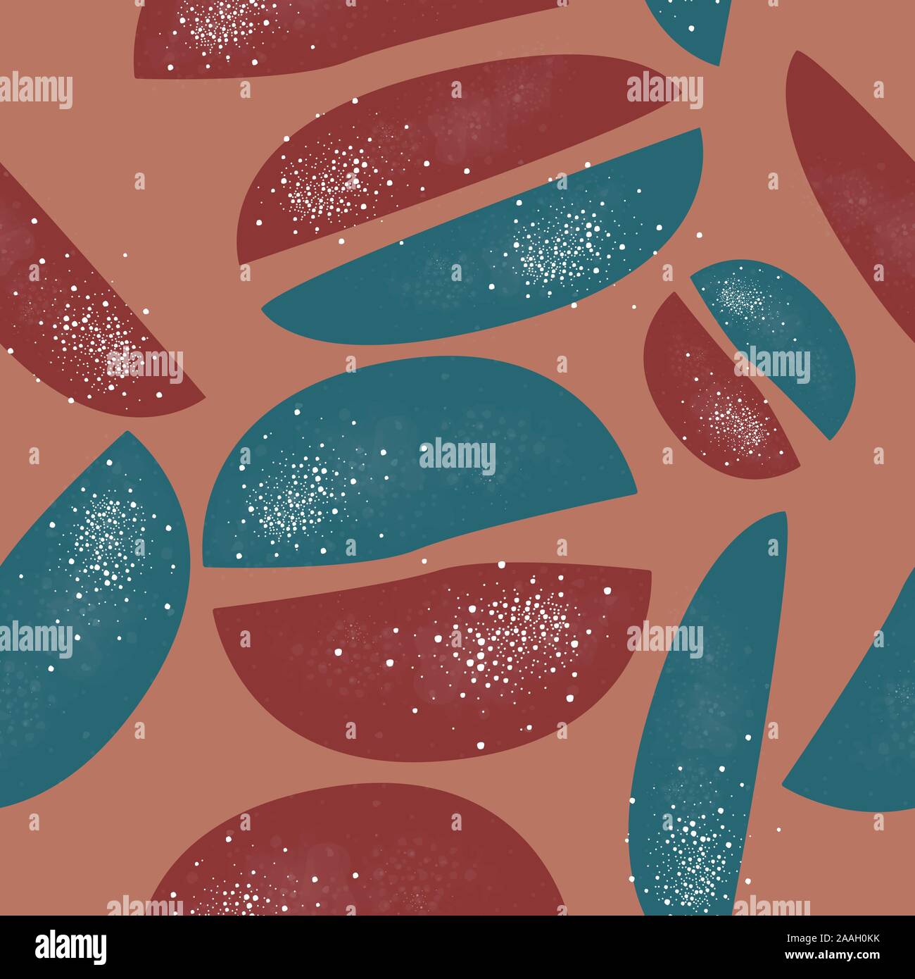Terracotta Abstract Seamless Pattern Modern Digital Design Modern