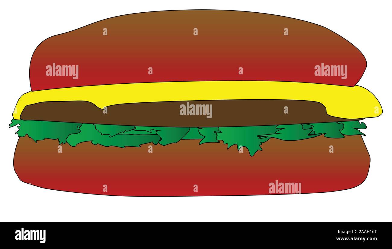 Hamburger comic Stock Vector Images - Alamy