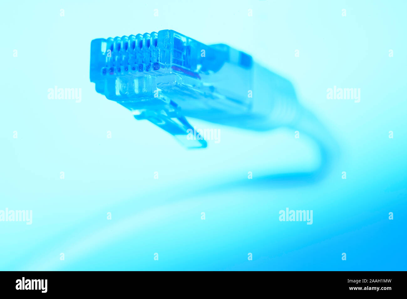 Ethernet cable lan internet wire data connection. Networking and ...