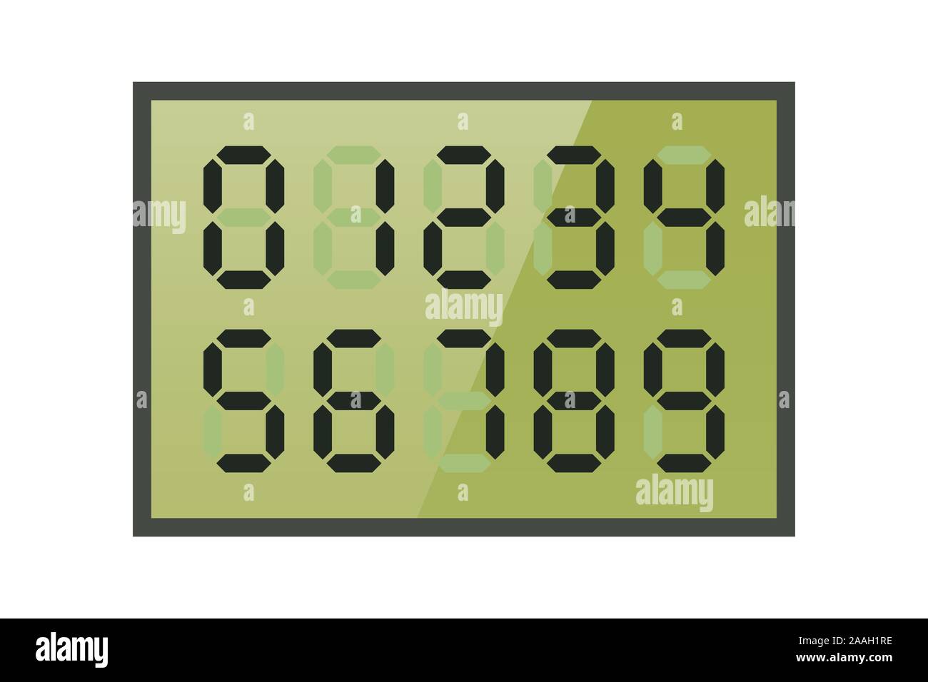 Led calculator Cut Out Stock Images & Pictures - Alamy