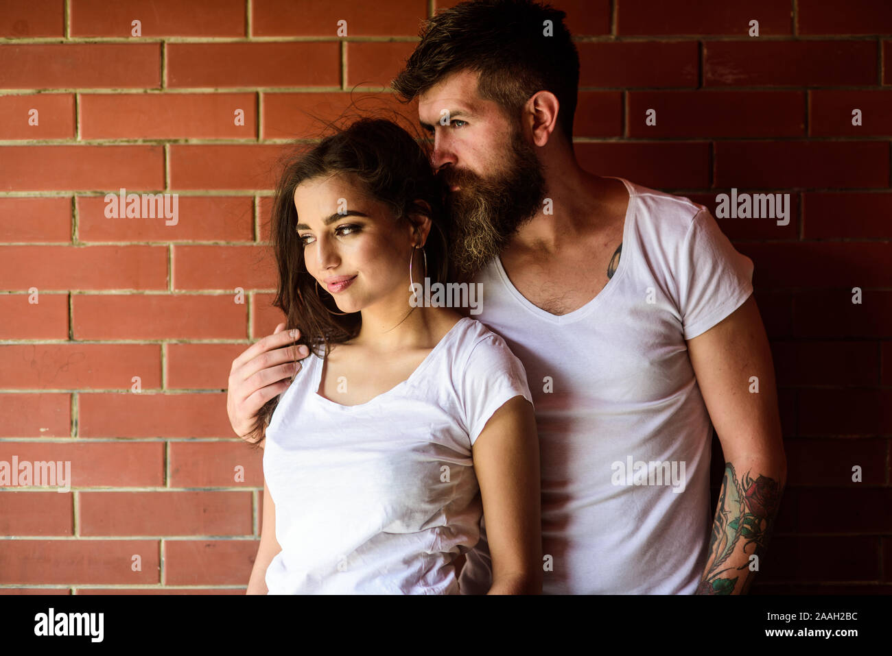 Couple enjoy intimacy cuddling without witnesses. Moments of intimacy ...