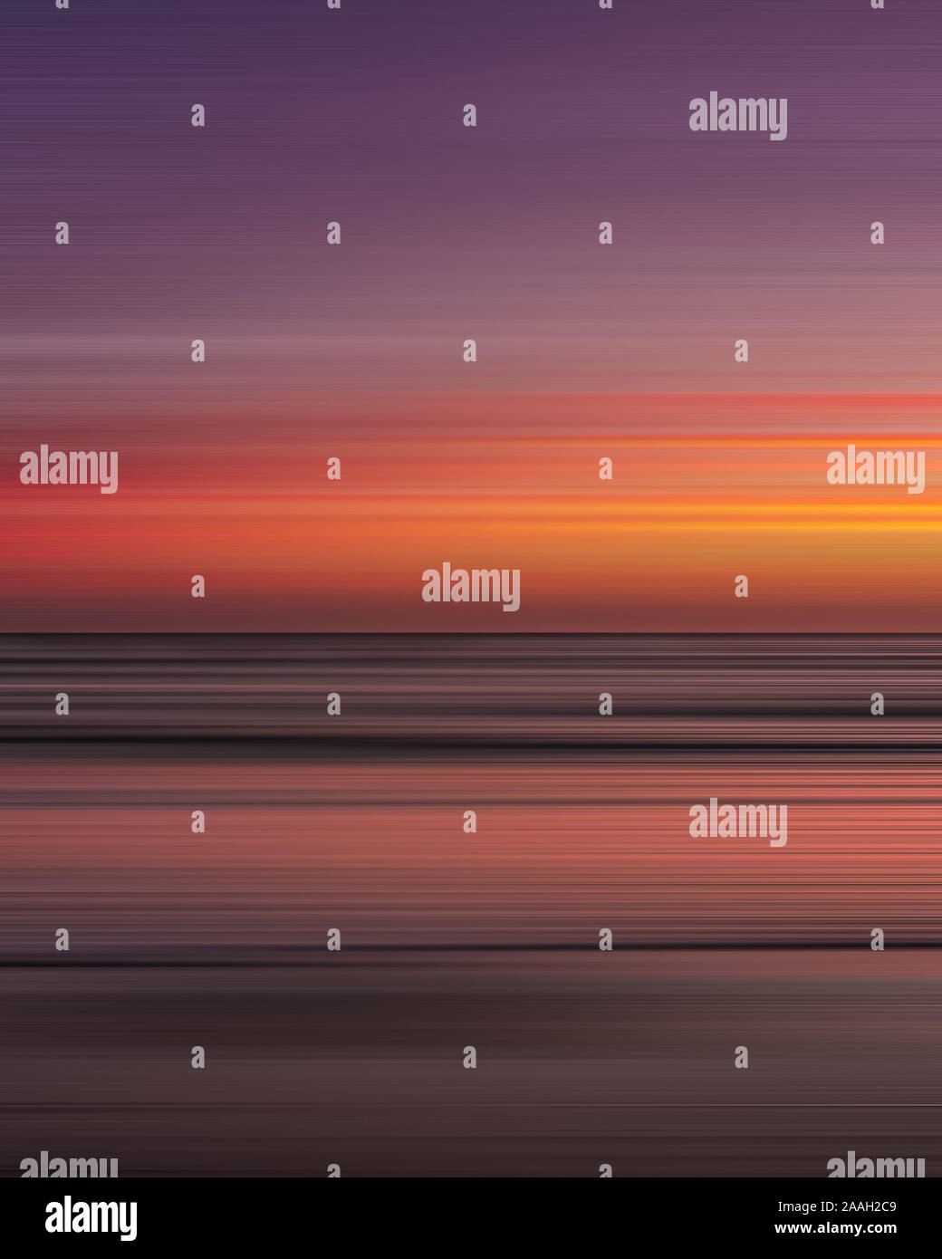 The colors of the sunset in my way of art Stock Photo - Alamy