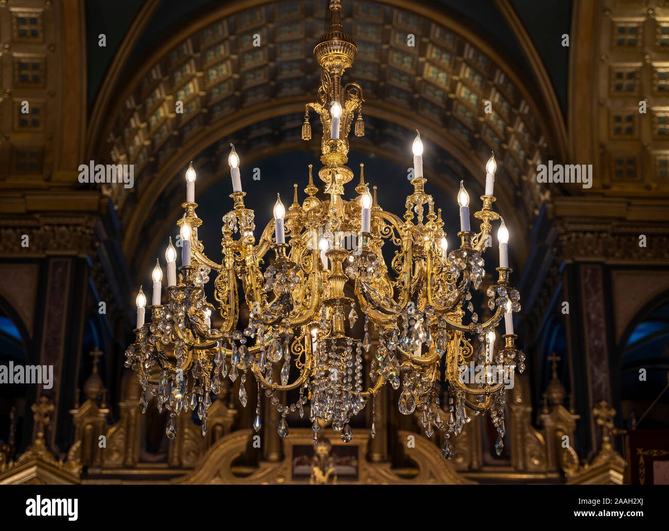 Hanging church light hi-res stock photography and images - Alamy