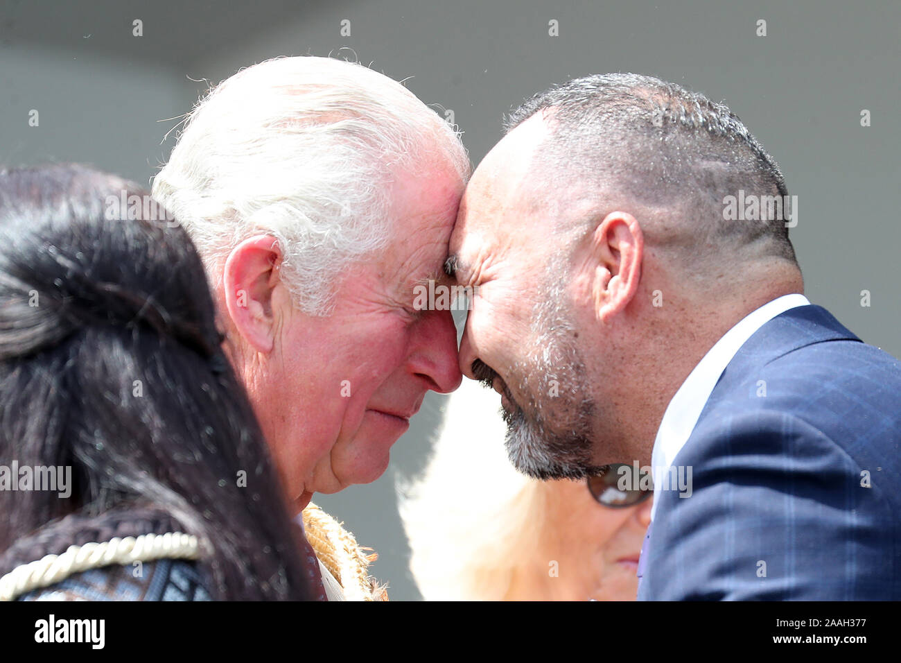 Charles new zealand 2019 hongi hi-res stock photography and images - Alamy