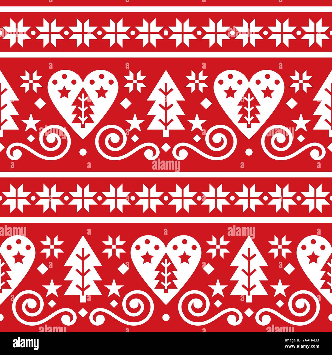 Scandinavian folk heart vector hi-res stock photography and images - Alamy