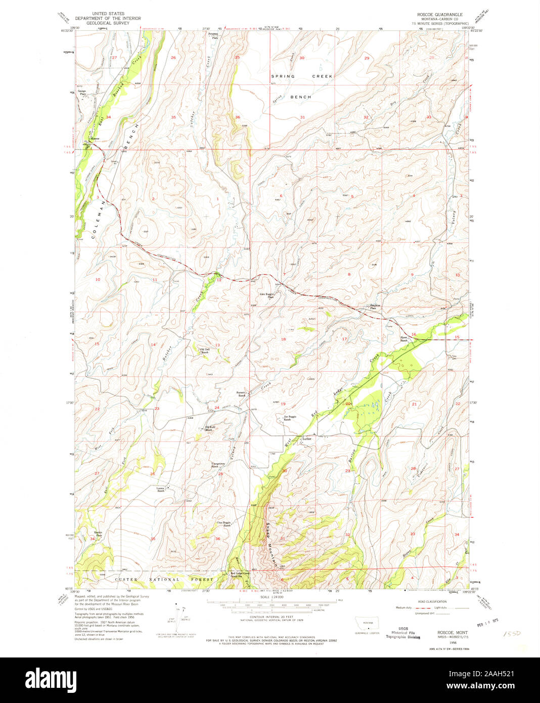 Map of roscoe hi-res stock photography and images - Alamy